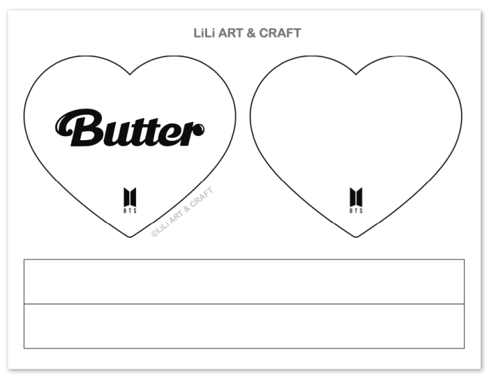 Bts Butter Heart Squishy Lili Art Craft