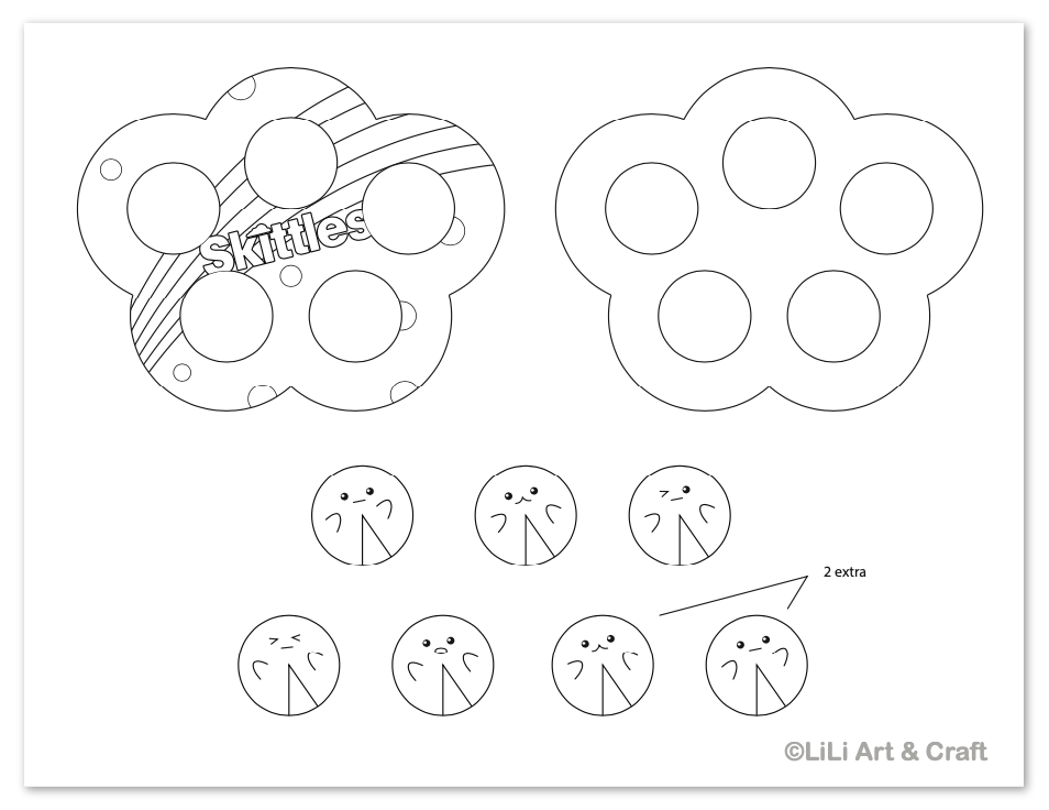 Skittles Pop It – LiLi Art Craft